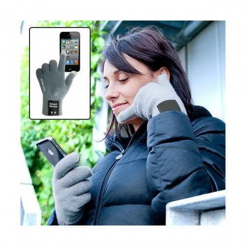 Unisex Bluetooth Smart Touchscreen Gloves with Built-In Speaker, Mic ...