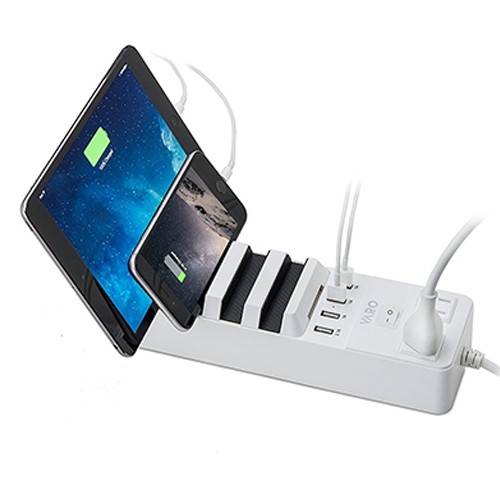 Multi-Dock Charging Station and Power Outlet