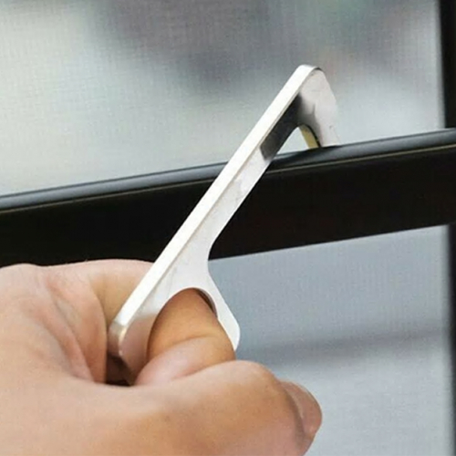 Safe Keychain for Opening Doors and Pushing Buttons - 3 Colors