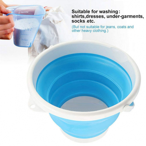 Mini Portable Washing Machine Bucket for Personal Use and Travel