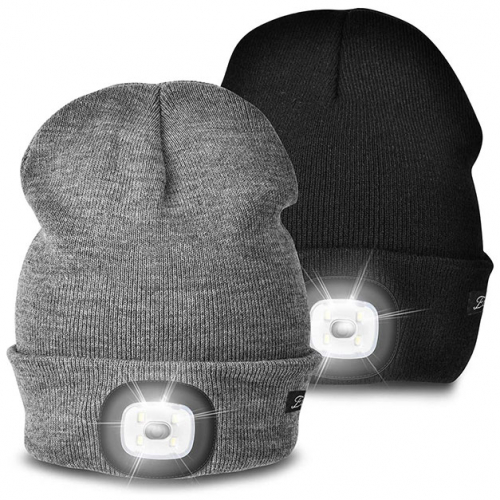 2 Pack: LED Winter Beanie - 10 Colors