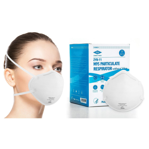 100 Pack: KN95 Protective Face Mask Protection