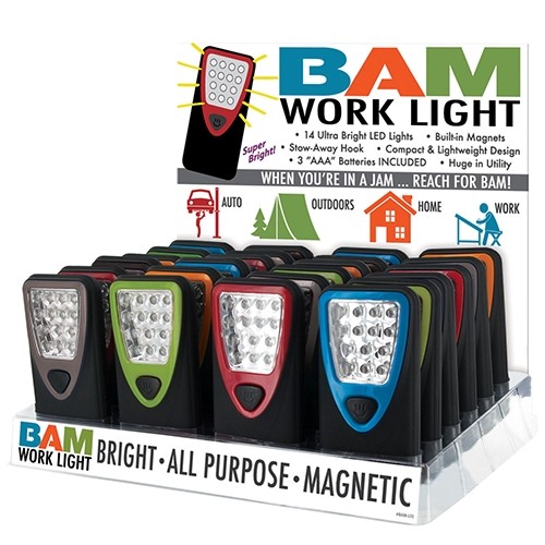 2-Pack: Bright All-Purpose Magnetic Work Light