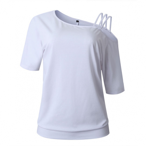 Off Shoulder Strap Top - 4 Colors