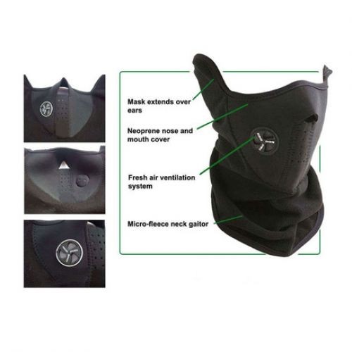 2-Pack: Neoprene Winter Ski Masks