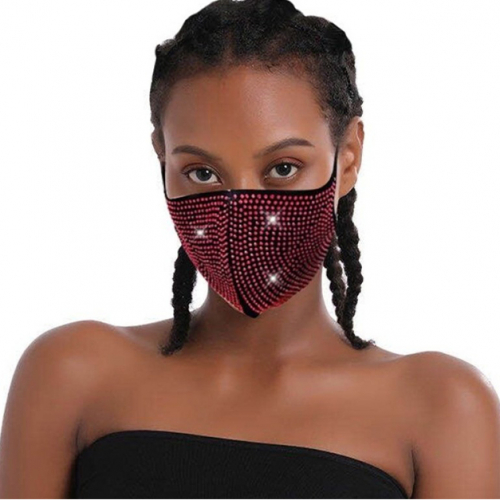 6 Pack: Rhinestone Bling Face Mask