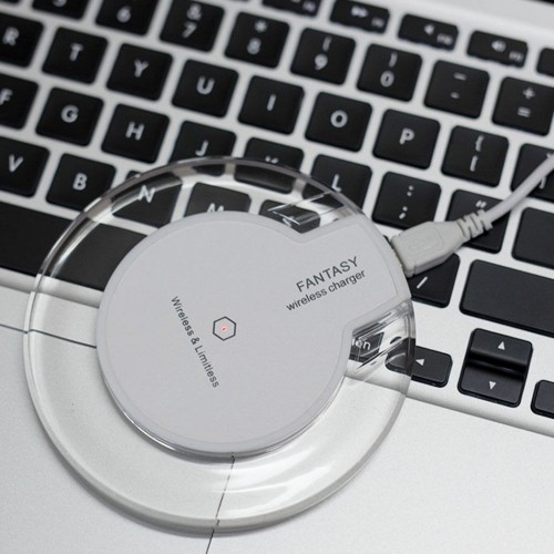 LED Wireless Charging Pad for Android and iPhone 8/X - 2 Colors