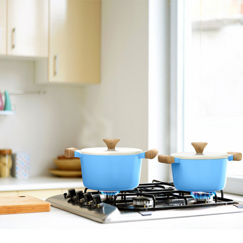 Vremi 8 Piece Ceramic Nonstick Cookware Set