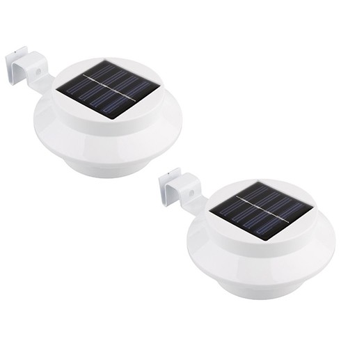 4 Pack: Solar Gutter LED Lights
